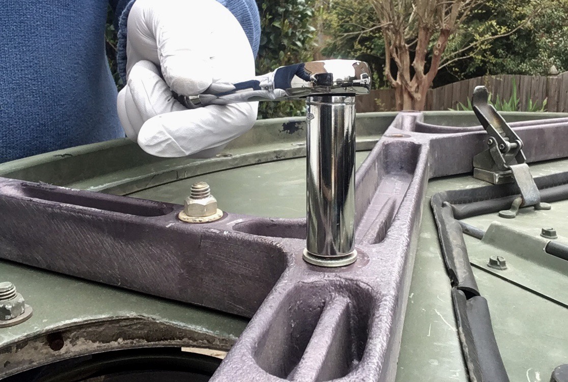 Installing Turret ⋆ HMMWV / HUMVEE Water Proof Turret
