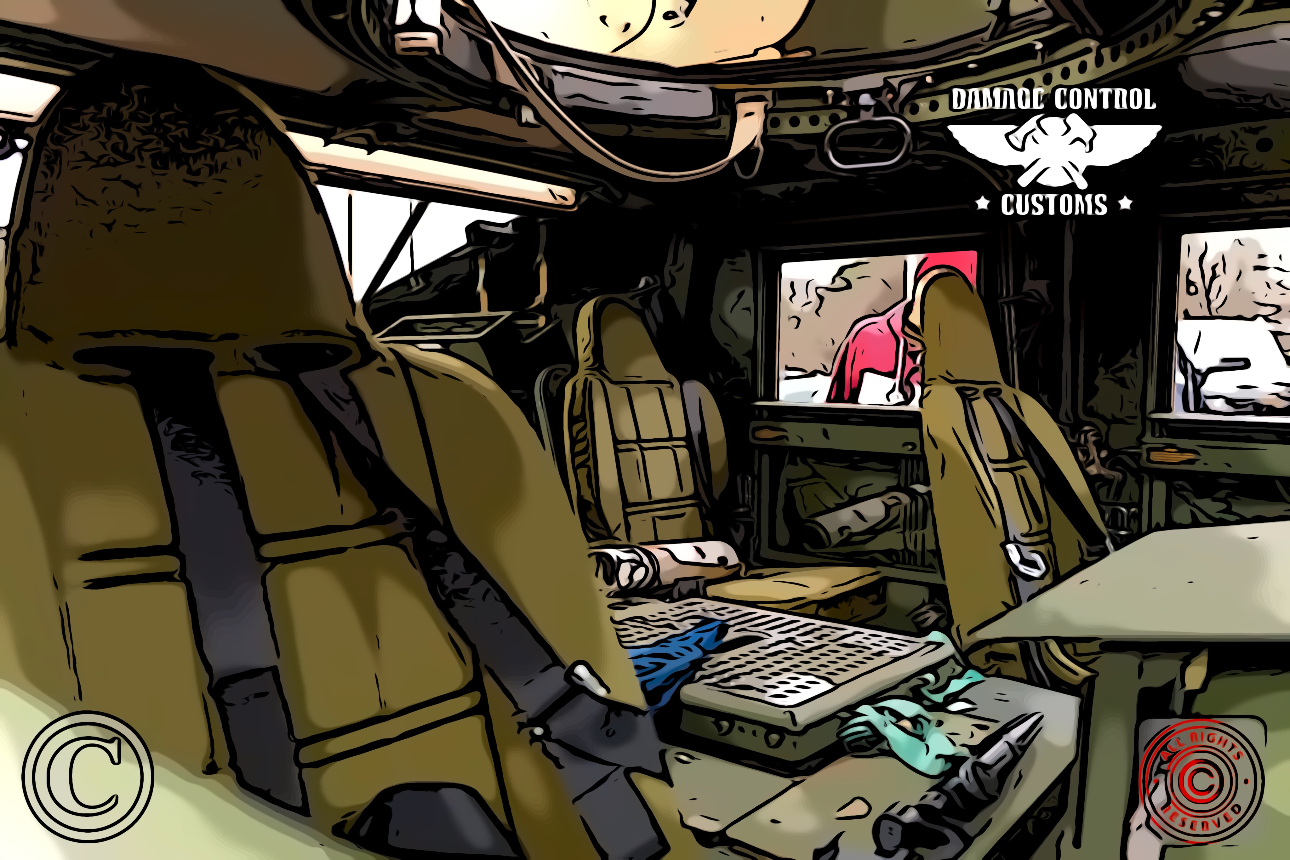 HMMWV Cartoon ⋆ Where we focus on HMMWV / HUMVEEs